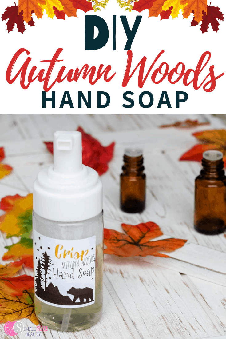 Autumn Woods Fall Foaming Hand Soap Recipe - Simple Pure Beauty