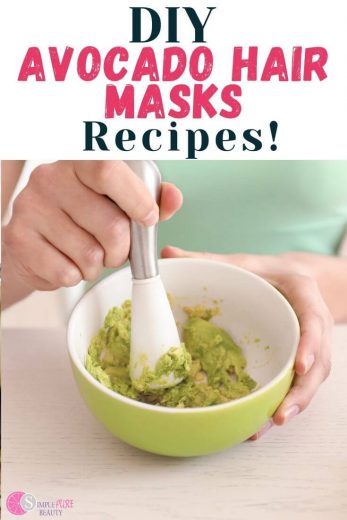 9 DIY Avocado Hair Mask Treatments for Deep Conditioning & Hair Growth ...